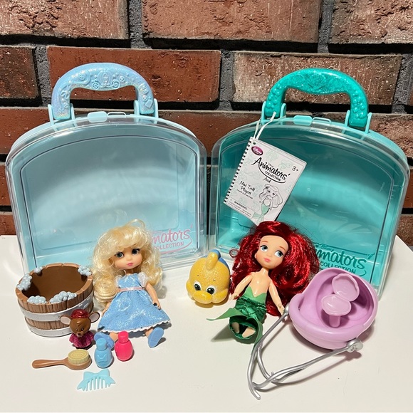 Disney | Toys | Disney Animators Mini Doll Set Ariel And Cinderella Not ...